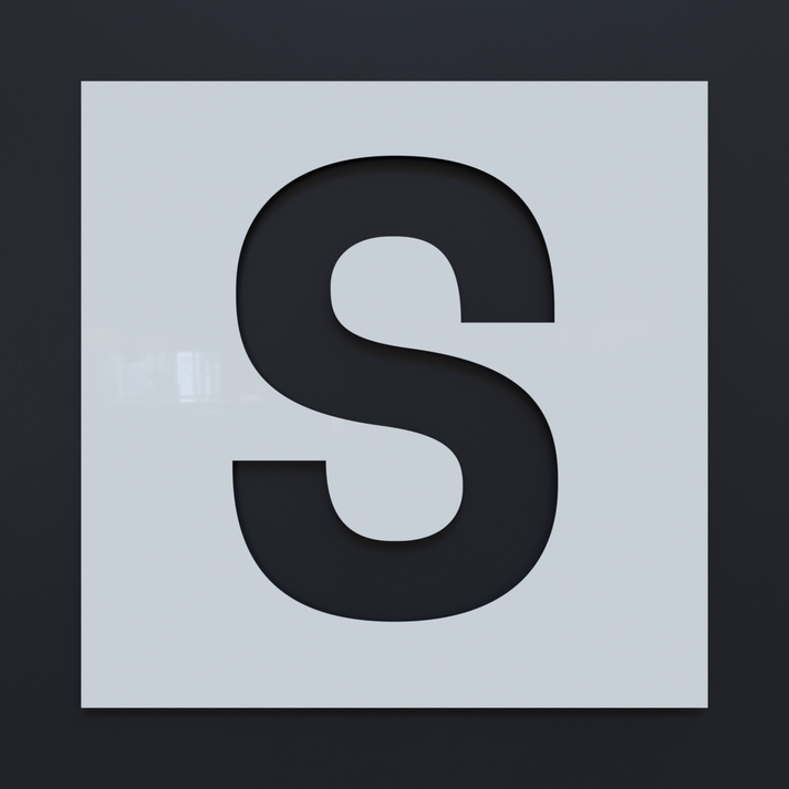 S - Lettering Stencil – venetianplasteringstencils